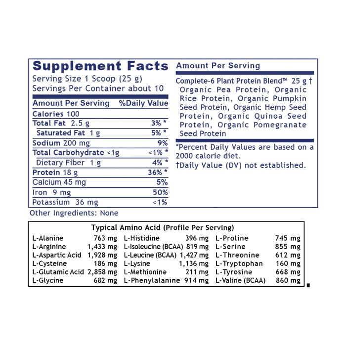 Premier Plant Protein - Immune System and Cardiovascular Health
