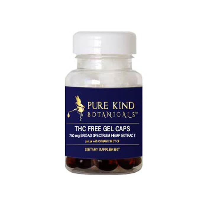 Pure Kind Botanicals THC-Free Gel Caps - Body Wellness Products