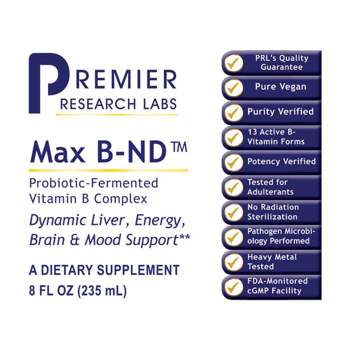 Premier Max B - ND liver, brain, energy and mood support